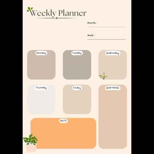 Weekly Planner Template - Back to School by New time teacher | TPT