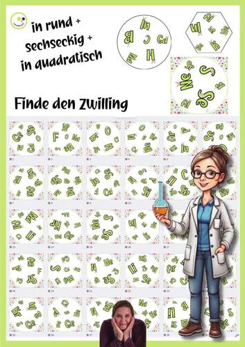 German: Easter Chemistry Game Elements Spot it! | Chemische Elemente zu ...