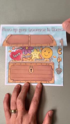 Jesus’ Parables Activity Treasures in Heaven Surprise Hidden Treasure Chest