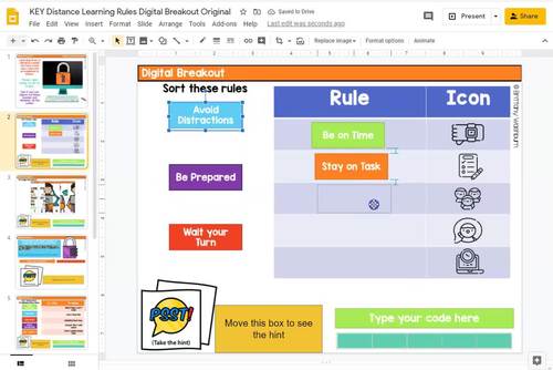 Distance Learning Rules Digital Breakout Challenges | TPT