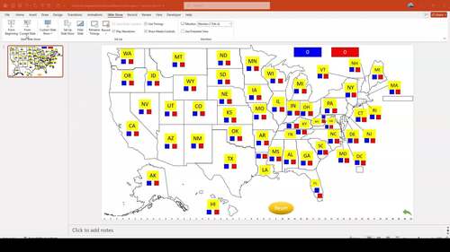 Presidential Election: Interactive Electoral College Computer Game ...