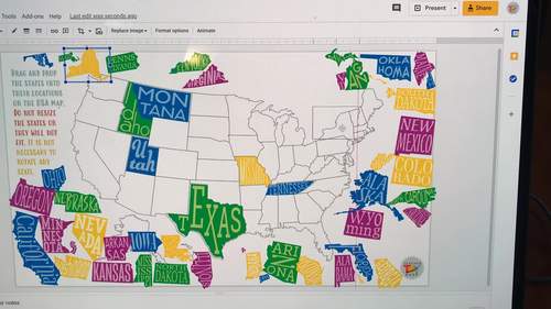 United States Digital Map-Making Activity | Distance Learning for ...