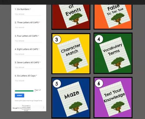 Thanksgiving On Thursday Magic Tree House Digital Escape Activity