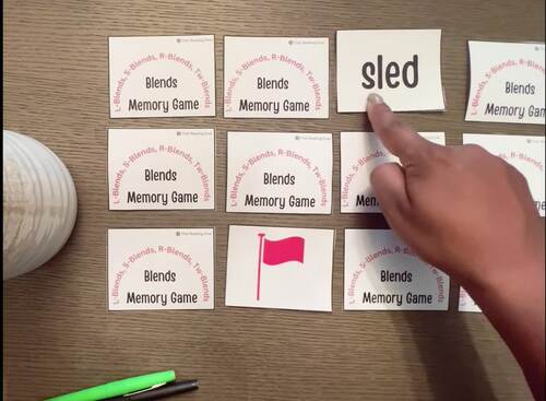 BUNDLE Memory& Matching Magic E, Digraphs, Blends, CVC Games for Centers
