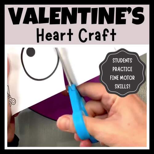 Valentine's Day Name Craft by Create 25 Printables | TPT