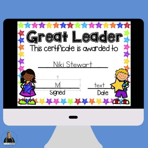 Editable End Of Year Certificates & Awards by Kreative in Kinder