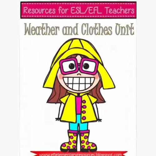 Weather and Clothes resources for Elementary ESL EFL | TPT
