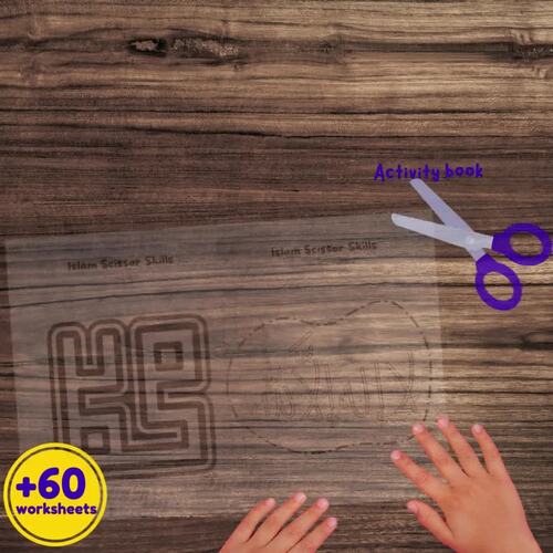 Toddler Quran workbook: Scissor Skill & Coloring for Muslim Kids in ...