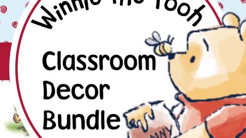 Winnie the Pooh Inspired Classroom Decor Bundle! by Miss100 | TPT