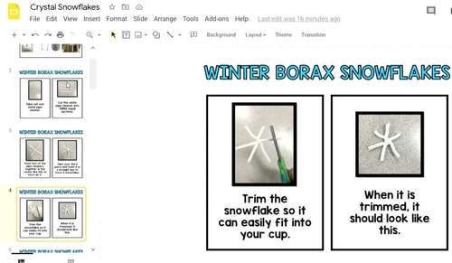 Winter - Science - Crystal Snowflakes - STEM - Special Education - GOOGLE
