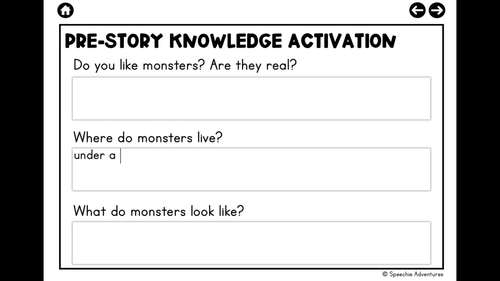 Are You My Monster Book Companion Boom Cards by Speechie Adventures