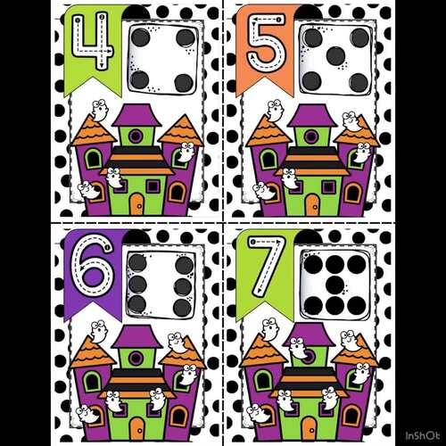 Halloween Themed Counting Numbers 0 to 10 Classroom Posters | TPT
