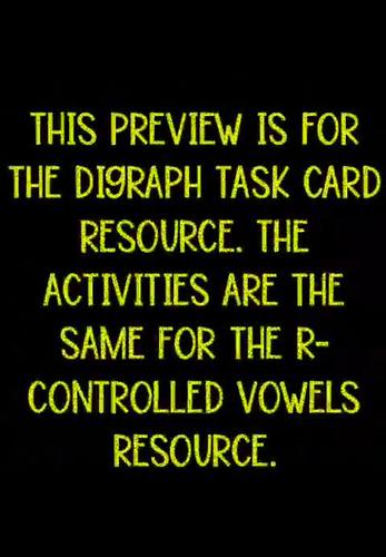 R-Controlled Vowels Word Building Task Cards by Aloha Resources | TPT