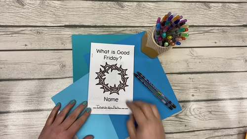 Good Friday Holy Week Bible Lesson Mini Book by Teach by Faith | TPT