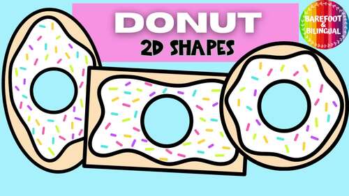 Donut Shape Clipart | 2D Shape Math Clipart for Shape Recognition ...