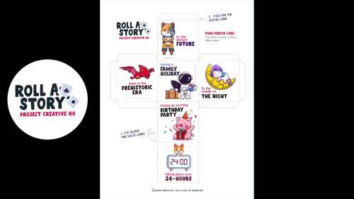 Roll a Story Dice | Writing Prompt Dice | Literary Elements Story Starters