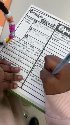 Our Government's Laws Reading Comprehension Unit 3 Benchmark Advance ...