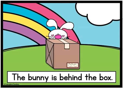 Interactive Emergent Reader Boom Cards | Prepositions by Suburban Teacher