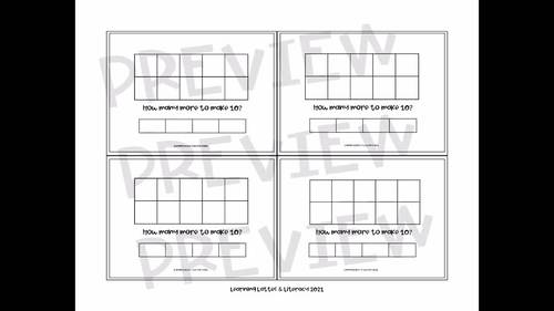 St. Patrick's Day Math Centers Ten Frame Task Cards Make 10 Math Lucky ...