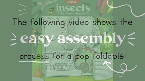 Insects Project Template | 3D Report Research Activities | 2nd 3rd 4th ...