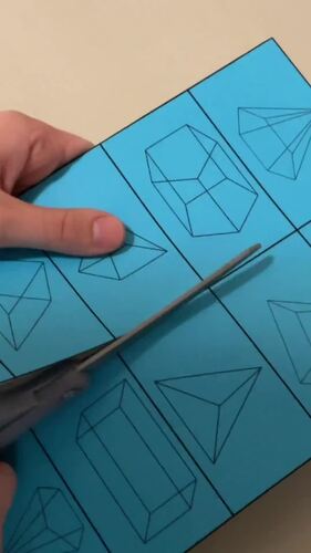 Prism or Pyramid Card Sort - Interactive Geometry Activity | TPT