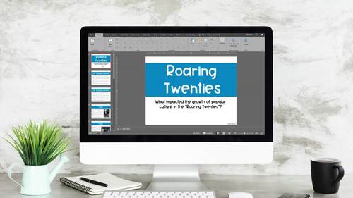 Roaring Twenties PowerPoint and Notes by Laken Bowlin | TPT