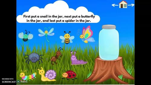 Following Three Step Temporal Directions BOOM Cards™ Bug Style - Digital