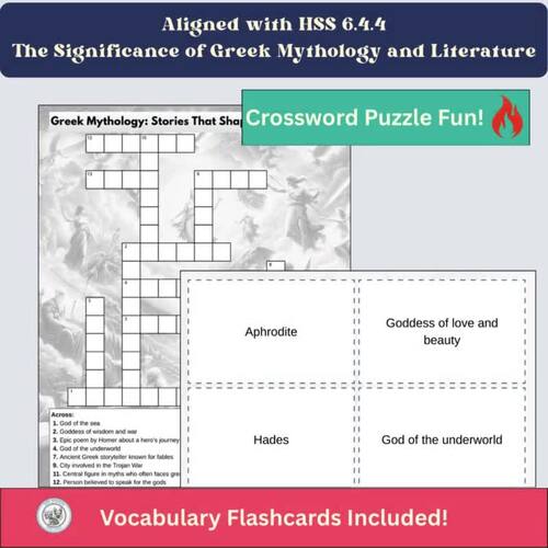 HSS 6.4.4 Puzzle Pack: Greek Mythology: Stories That Shaped a Civilization