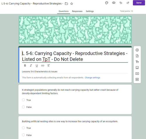 UNIT BUNDLE Populations Characteristics and Issues Google Forms | TPT