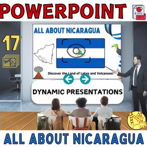 NO PREP All About Nicaragua PowerPoint Hispanic Heritage Month Activity ...