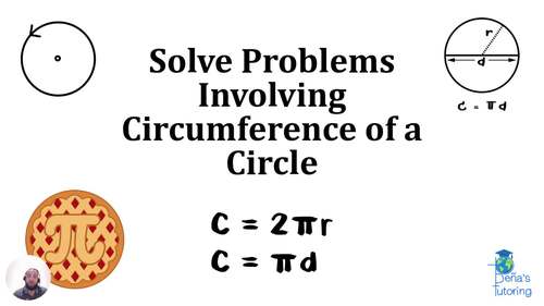 Circumference of a Circle Worksheet | 7th Grade Math Review | Radius ...