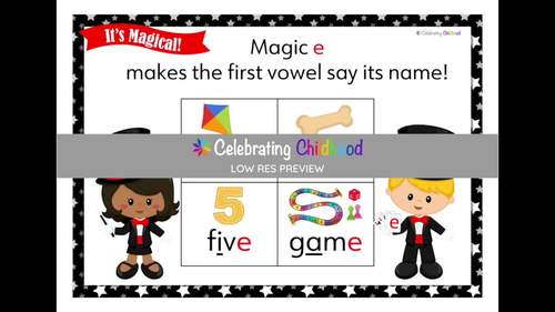 Fun with MAGIC E! (for A4 Paper) by Celebrating Childhood | TpT