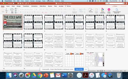 Cold War "I Have Who Has" Interactive Vocabulary Game by Bow Tie Guy ...