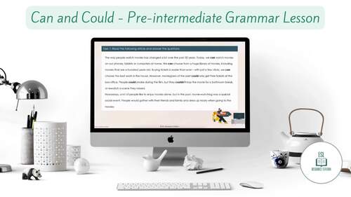 Modals of Possibility Can & Could - A2 ESL Grammar Lesson Worksheets ...