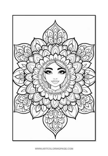 Discover the Magic of Girls Mandala Vol 1 – Instant Download PDF