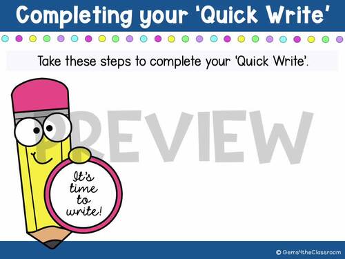 50 Quick Write Prompts: Volume 1: Grades 2-5 -PDF Worksheets & Digital ...