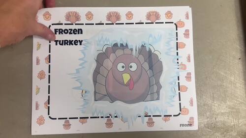 Turkey Fitness Task Cards | 16 Thanksgiving-Themed Movement Cards & Spinner