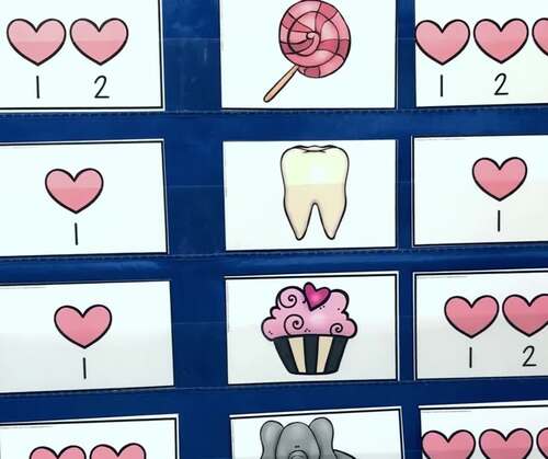 Syllables - Phonemic Awareness Valentine's Day February literacy center ...