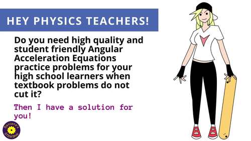 Angular Acceleration Activity Coloring Worksheets for High School Physics