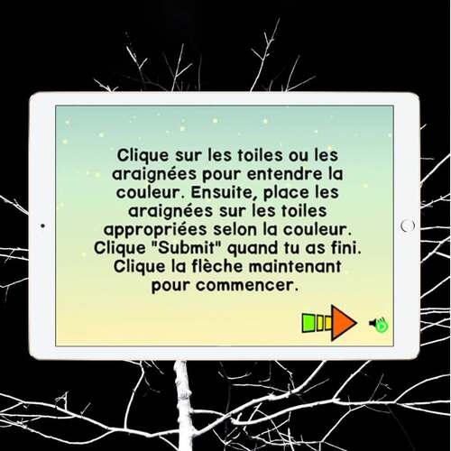 Les araignées avec audio | Un jeu de cartes Boom | Les couleurs | TPT