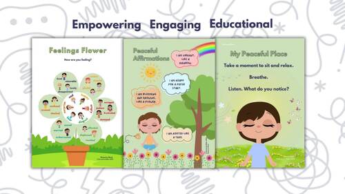Spring Themed Emotions Worksheets, Feelings Flowers, SEL, Regulation ...