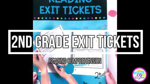 2nd Grade Reading Comprehension Exit Tickets Slips Literature ...