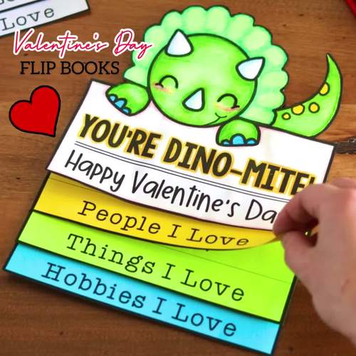 Valentine's Day FLIPBOOKS by Girlfriends' Guide to Teaching | TpT