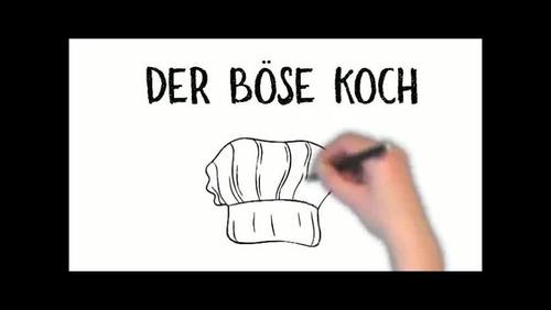 German Story & activities comprehensible Input lesson Der böse Koch