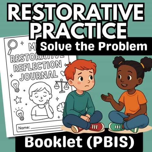 Restorative Practice Think Sheet BUNDLE | Behavior Reflection Journal ...