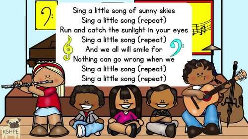 Music: Sing A Little Song, Vocal Music Education, Children's Song