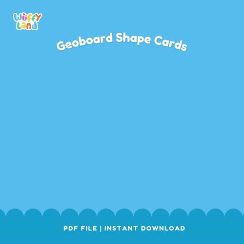Geoboard Shape Cards – 2D Shape Activities for Fine Motor Skills & Geometry