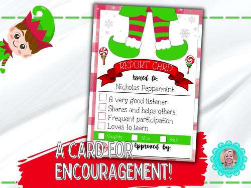 Christmas Holiday Report Cards, Kindness Cards, & Encouragement #Buybye23