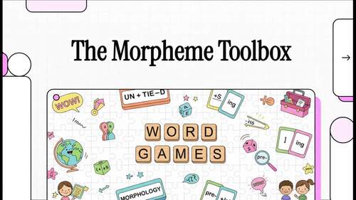 The Ultimate Morpheme Game Bundle! | 5 No-Prep, OG/SoR Aligned Centers