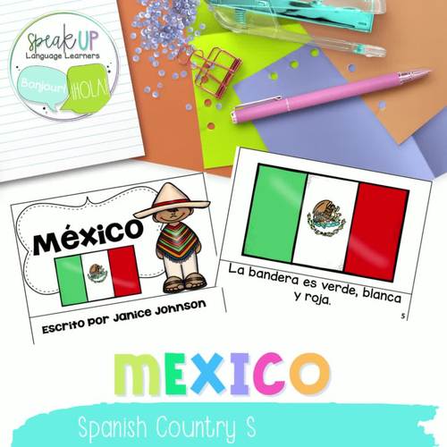 México Spanish Country Study Reader & Activities Print & Digital Audio ...